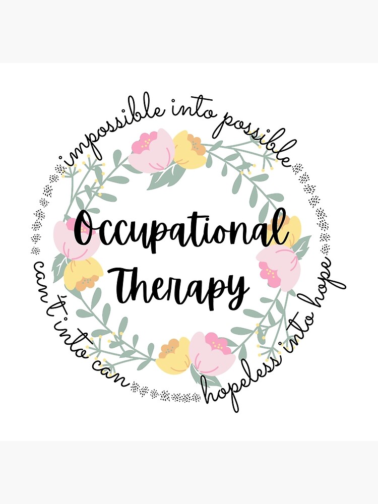 "Occupational Therapy" Art Board Print for Sale by G Hiett | Redbubble