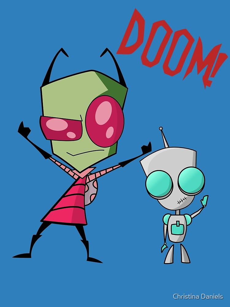 "Invader Zim & Gir Doom!" Art Print by ThePeaceMaker | Redbubble