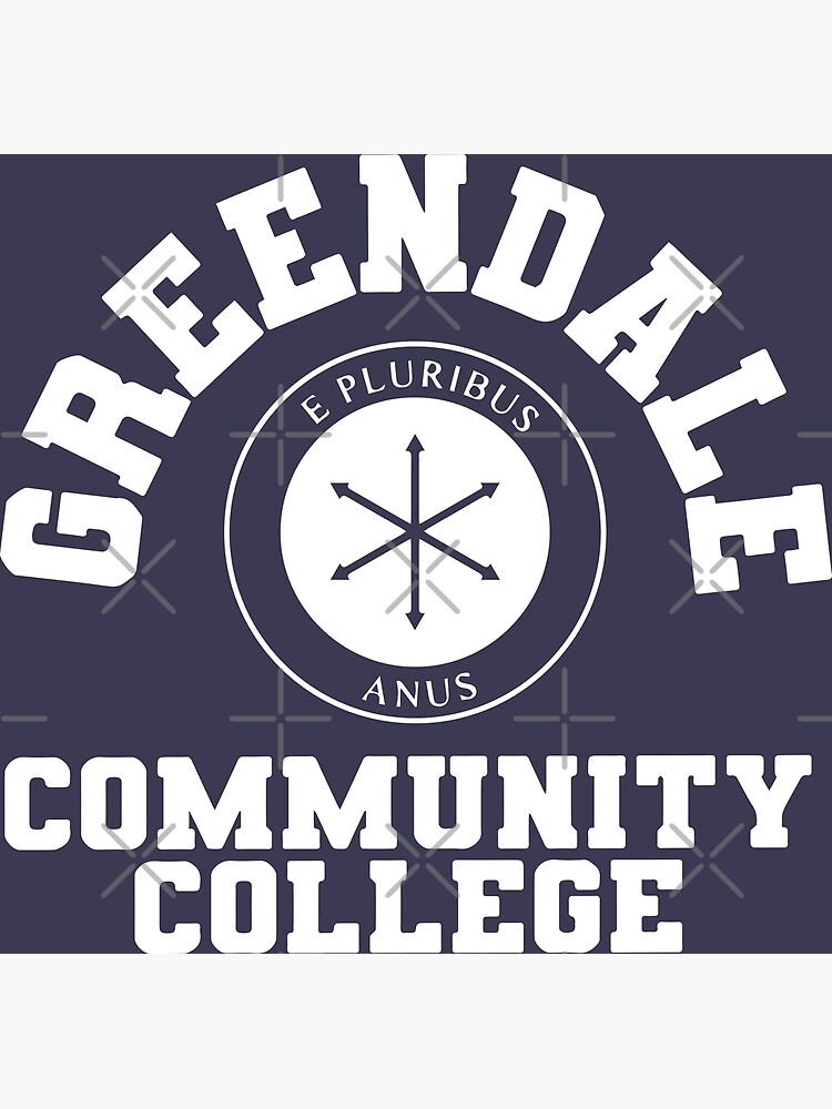 "greendale community collage" Poster by jennlang | Redbubble