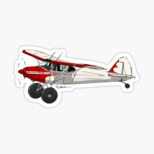"Piper PA-20/22 Pacer" Sticker for Sale by Michael Garber | Redbubble