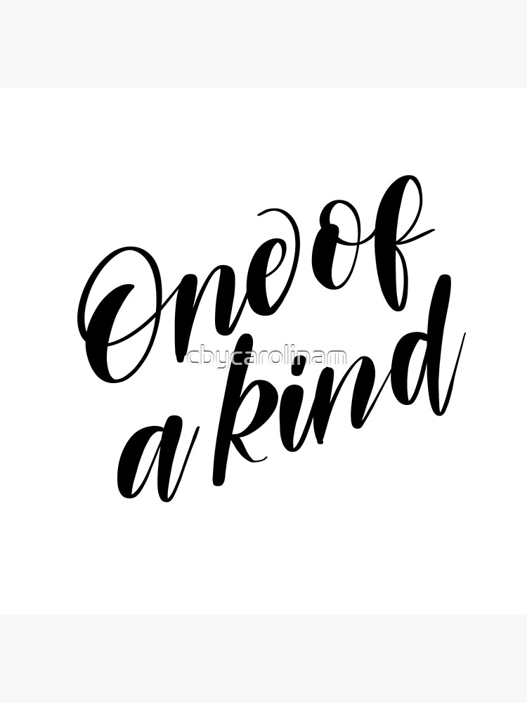 "One of a kind lettering design in black" Poster for Sale by ...