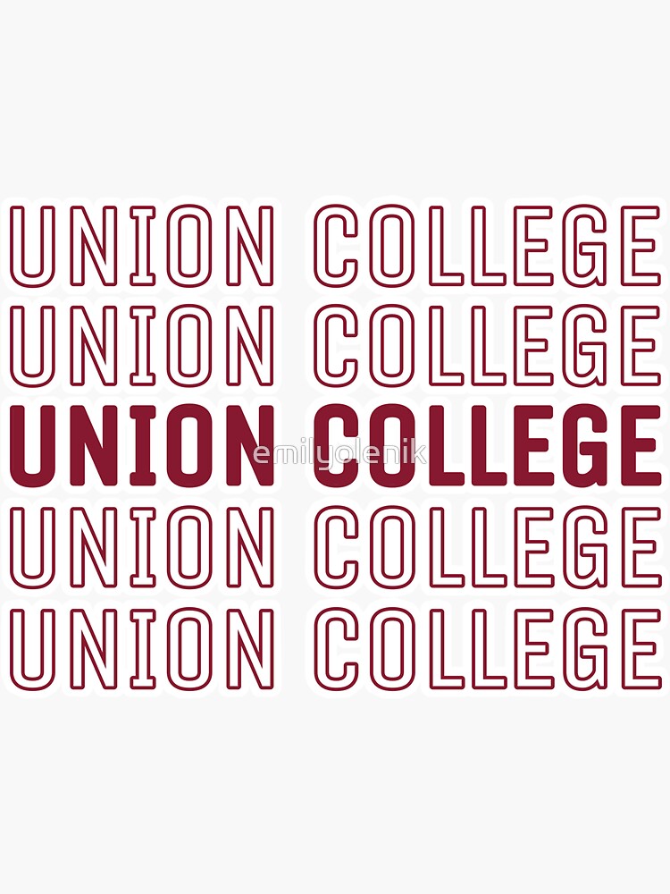 "Union Logo design" Sticker for Sale by emilyolenik | Redbubble