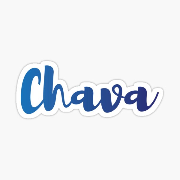 "Chava" Sticker for Sale by ampp | Redbubble