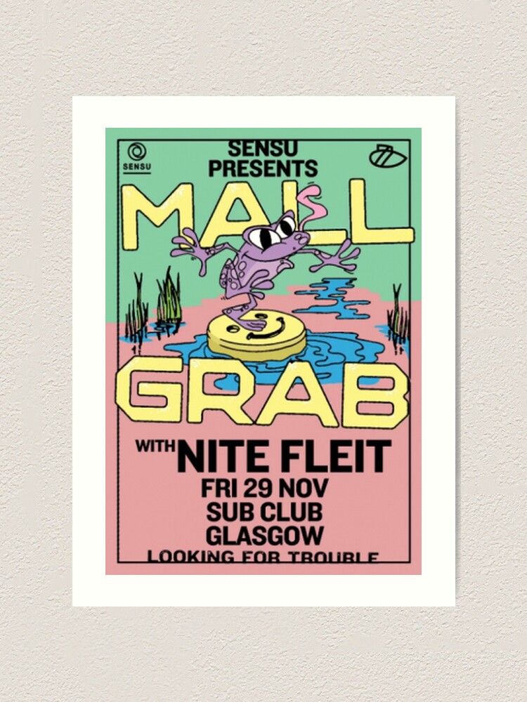 "Mall Grab event poster" Art Print for Sale by Ceadanhogan | Redbubble
