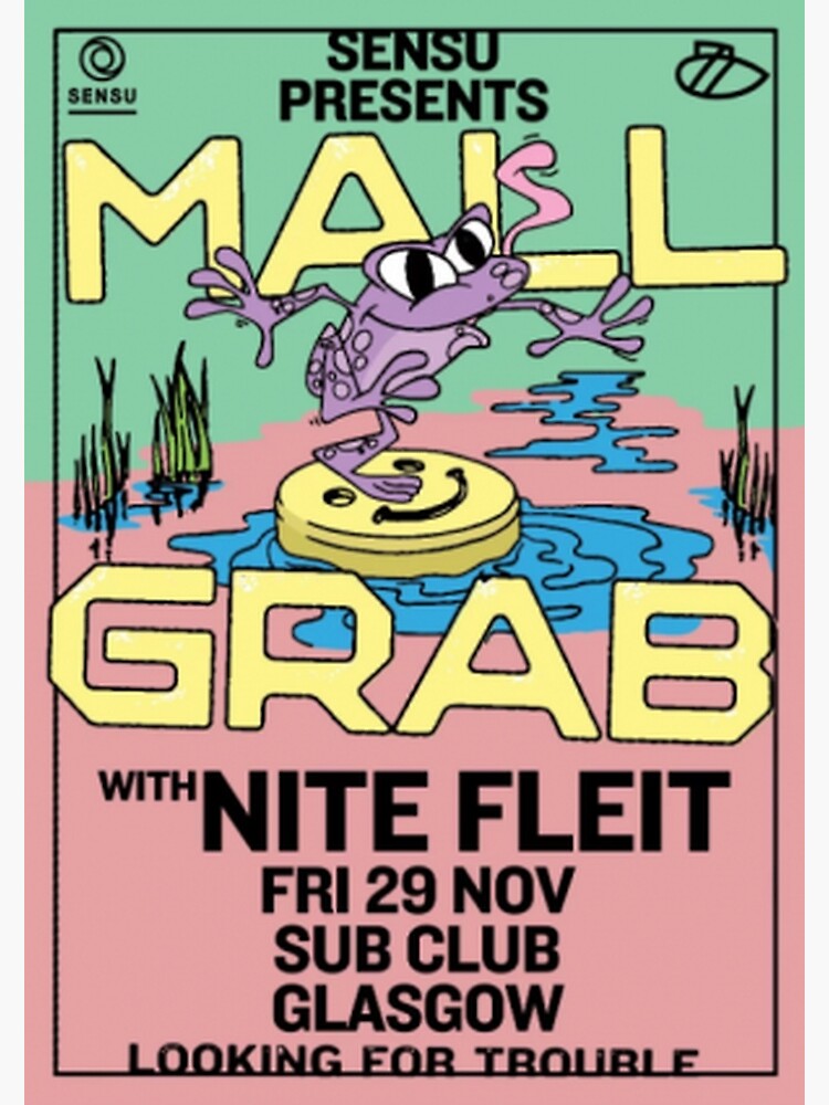 "Mall Grab event poster" Art Print for Sale by Ceadanhogan | Redbubble
