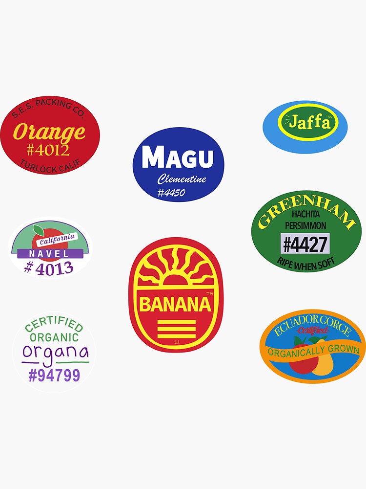 "produce sticker vibes " Sticker by sophiestrozier | Redbubble