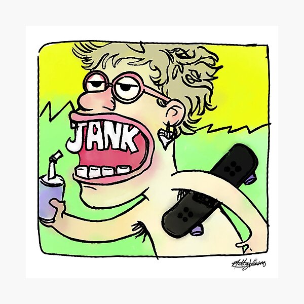 "Jank Alt cover with skateboard fanart by Mallory Vinson" Photographic ...