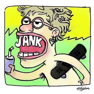 "Jank Alt cover with skateboard fanart by Mallory Vinson" Sticker for ...