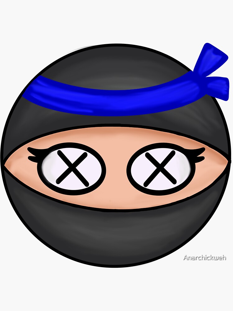 "Ninja Rip" Sticker for Sale by Anarchicninjas | Redbubble