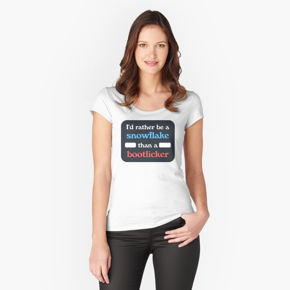 "I'd Rather Be A Snowflake Than A Bootlicker" Sticker for Sale by ...