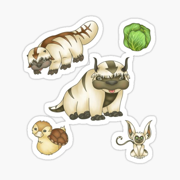 "Avatar: The Last Airbender Friends" Sticker for Sale by MaryDrawsStuff ...