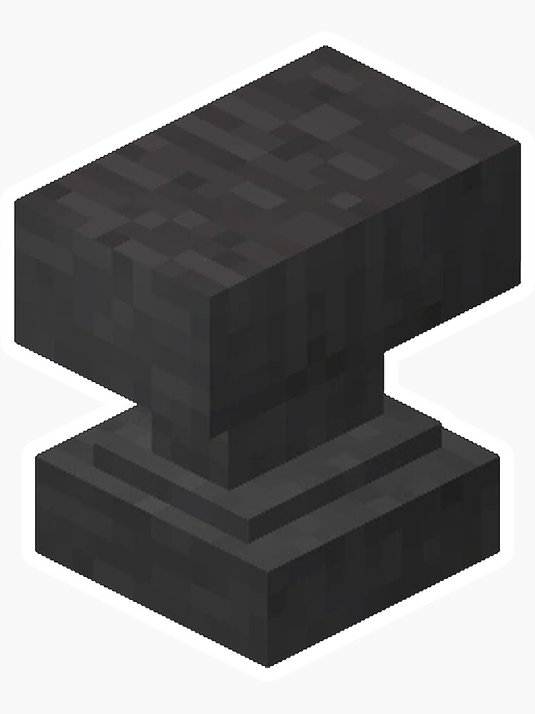 "Minecraft Anvil" Sticker for Sale by HaveSomeMemes | Redbubble
