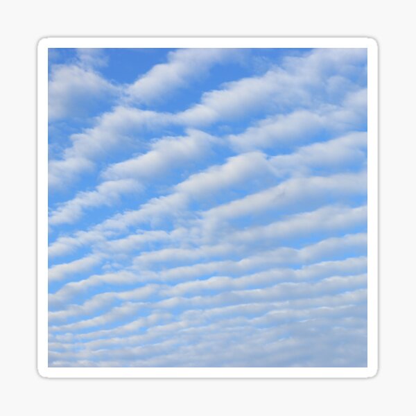 "Stratus Clouds In Spring " Sticker for Sale by leougiglio | Redbubble