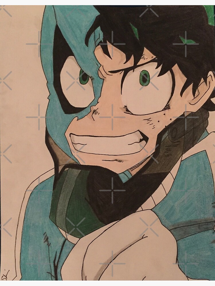 "Deku is the name of a hero" Photographic Print by Shanime-Art | Redbubble