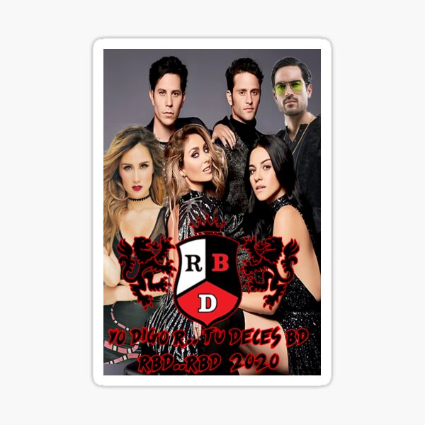 "rbd" Sticker by Jmonroy07 | Redbubble