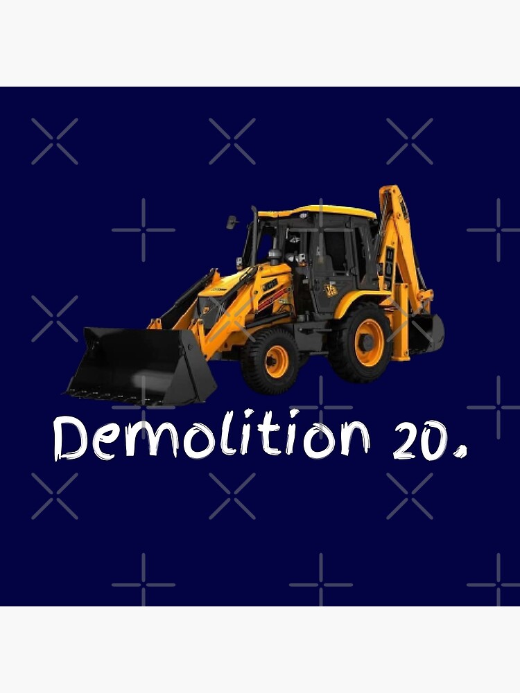 "Demolition tractor" Poster for Sale by Mahmoudqkl | Redbubble