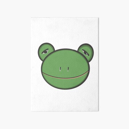 "Froggie Face" Art Board Print for Sale by TiredChild7 | Redbubble
