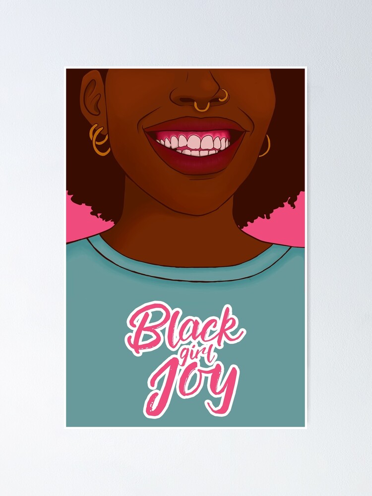 "Black Girl Joy" Poster for Sale by S3Illustration | Redbubble