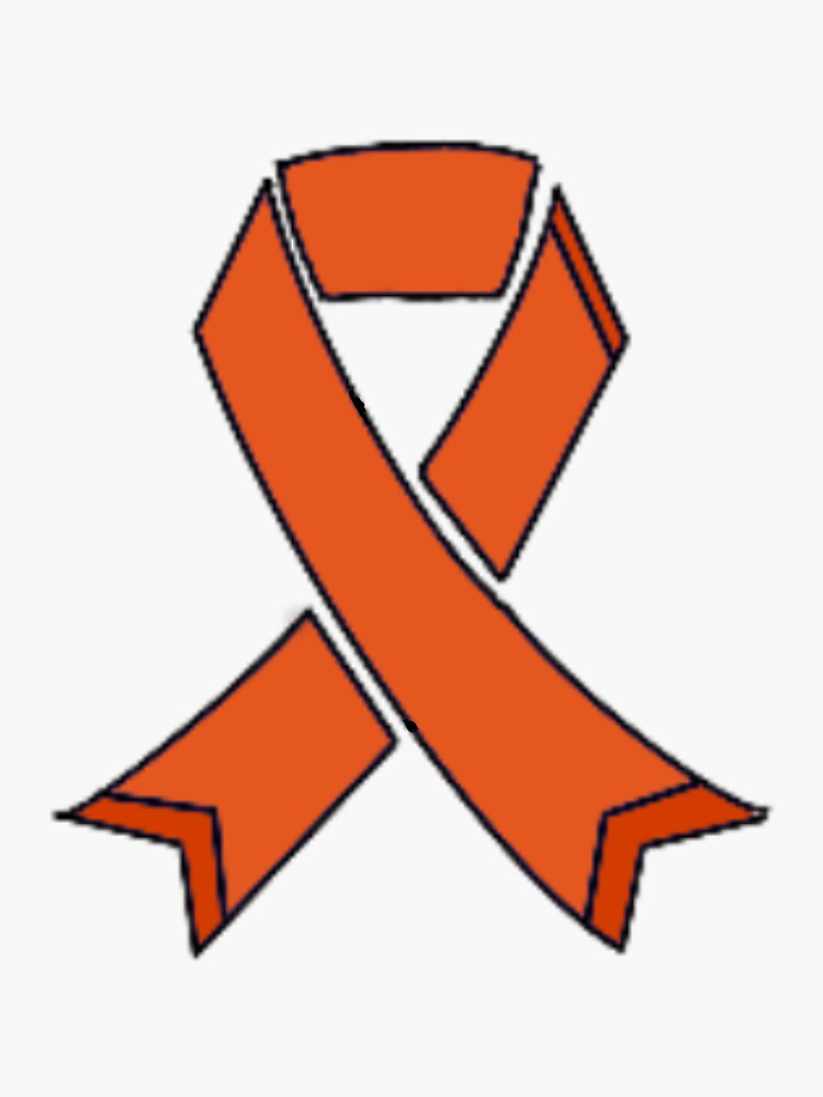 "crps ribbon sticker " Sticker for Sale by kaitlub | Redbubble