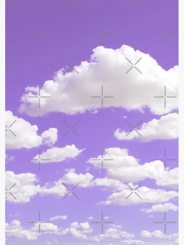 "Lavender Clouds" Poster by Stickersaurus1 | Redbubble