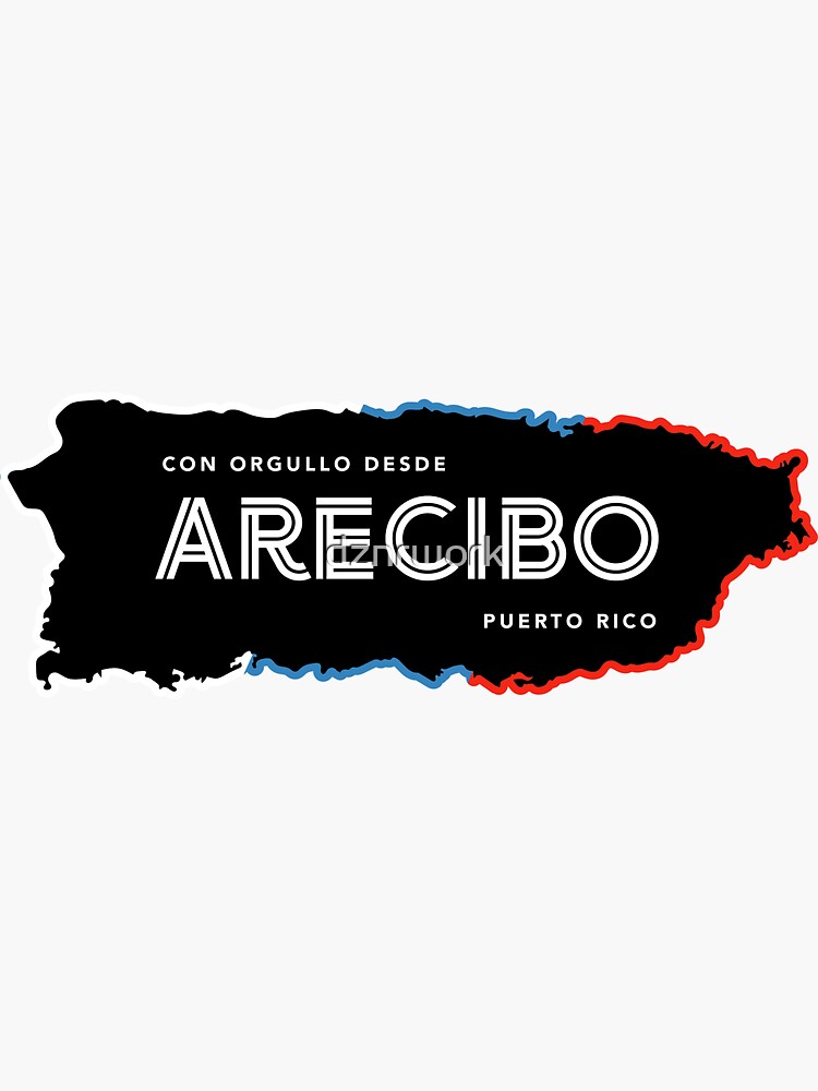 "Arecibo" Sticker for Sale by dznrwork | Redbubble