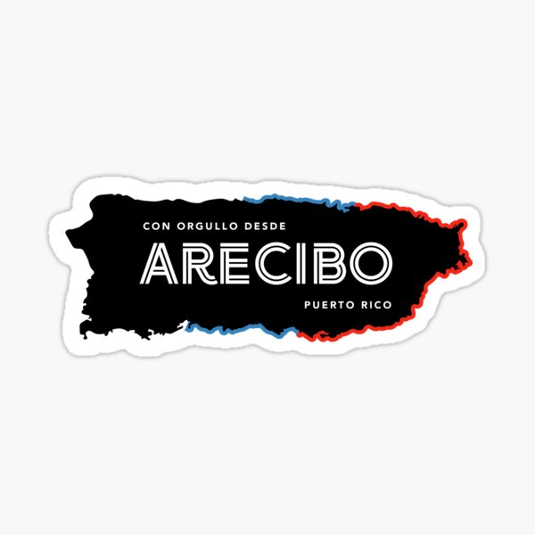 "Arecibo" Sticker for Sale by dznrwork | Redbubble