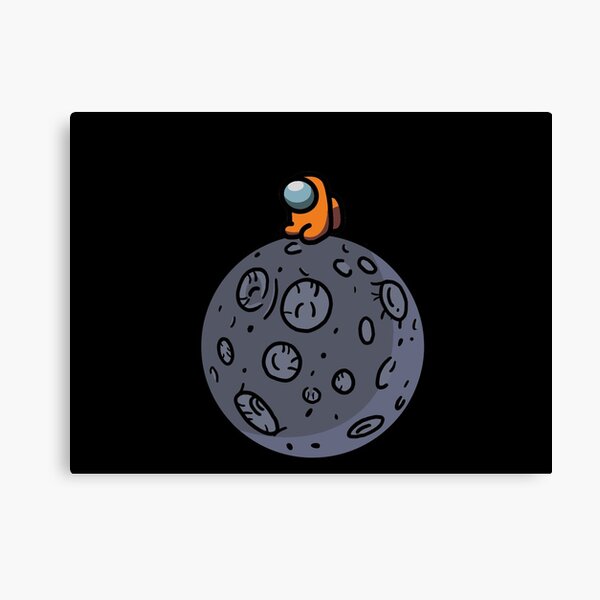 Among Us Orange Wall Art | Redbubble