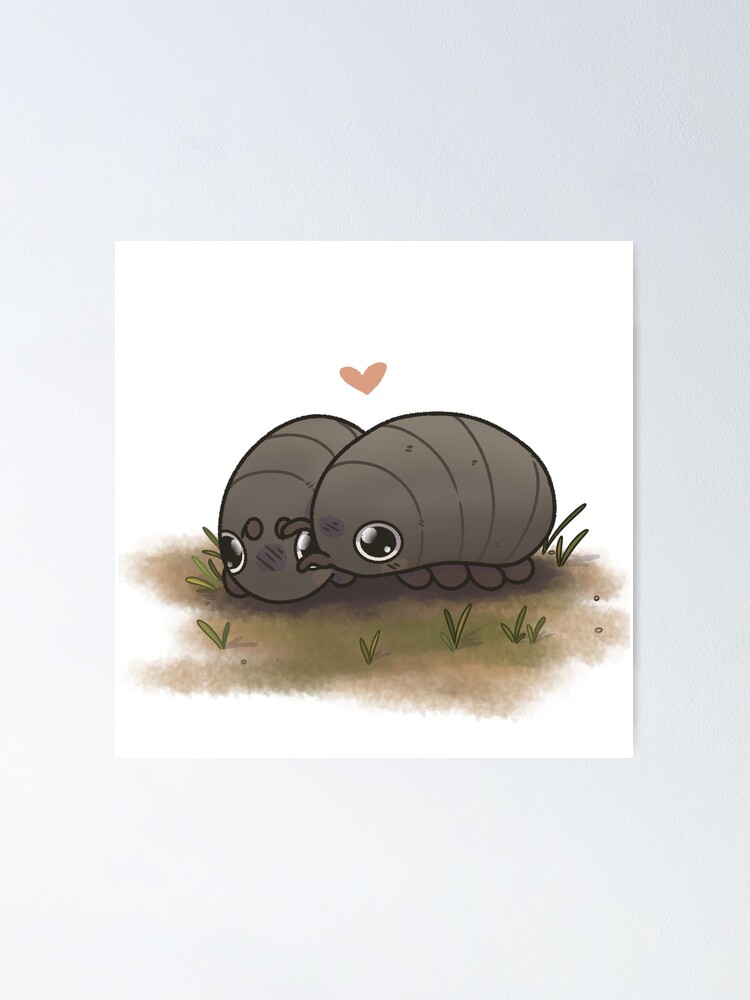 "Pill Bugs" Poster by Melonpede | Redbubble