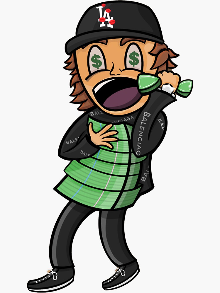 "The Kid Laroi Custom Artwork" Sticker by Cronmasks | Redbubble