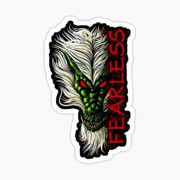 "Fearless Chinese Dragon - Ancient Warrior " Sticker for Sale by ...