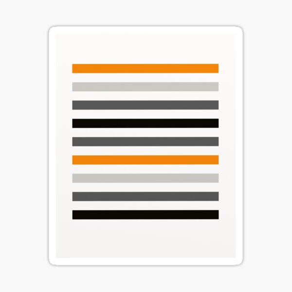 "Simply Horizontal" Sticker for Sale by Printpix | Redbubble