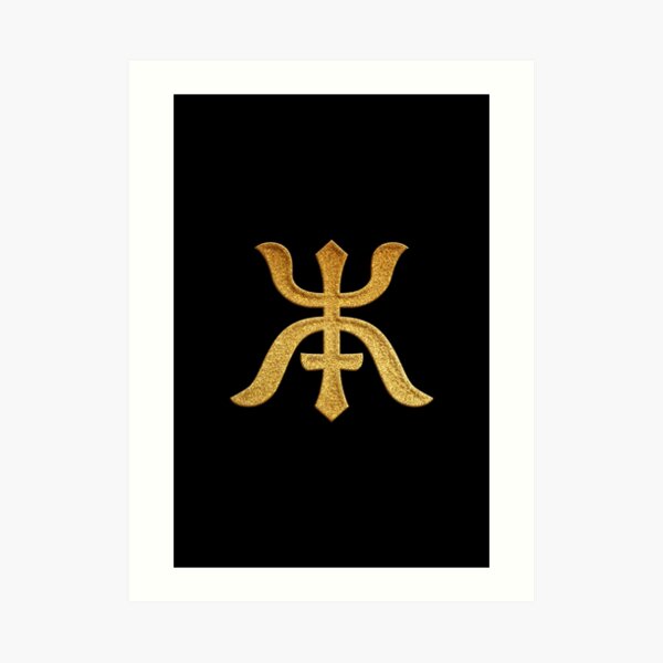 "Yamamoto Kamon in Gold Seal" Art Print for Sale by Takeda-art | Redbubble