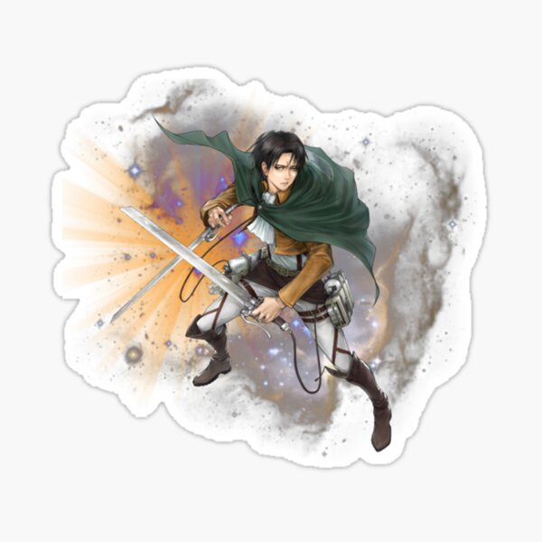 "Levi Ackerman" Sticker for Sale by Huguessuchet | Redbubble