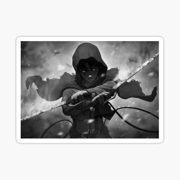 "Levi Ackerman" Sticker by Huguessuchet | Redbubble