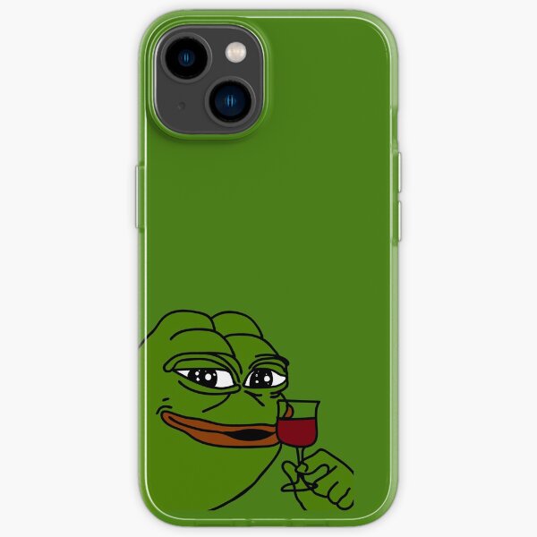 "HQ Pepe - Drinking Wine" iPhone Case for Sale by gbengraff | Redbubble