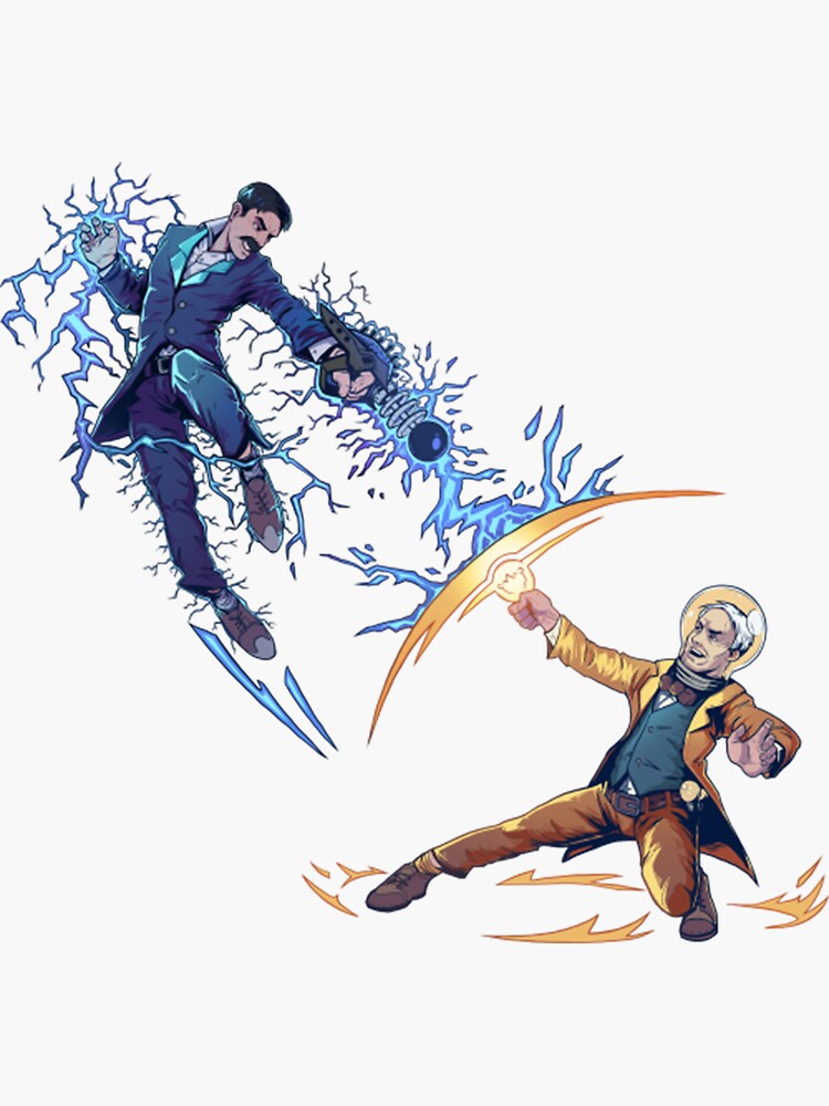 "Nikola Tesla Tesla Vs. Edison" Sticker by Patentprints92 | Redbubble
