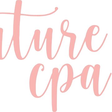 "Future cpa" Sticker for Sale by kd001614 | Redbubble
