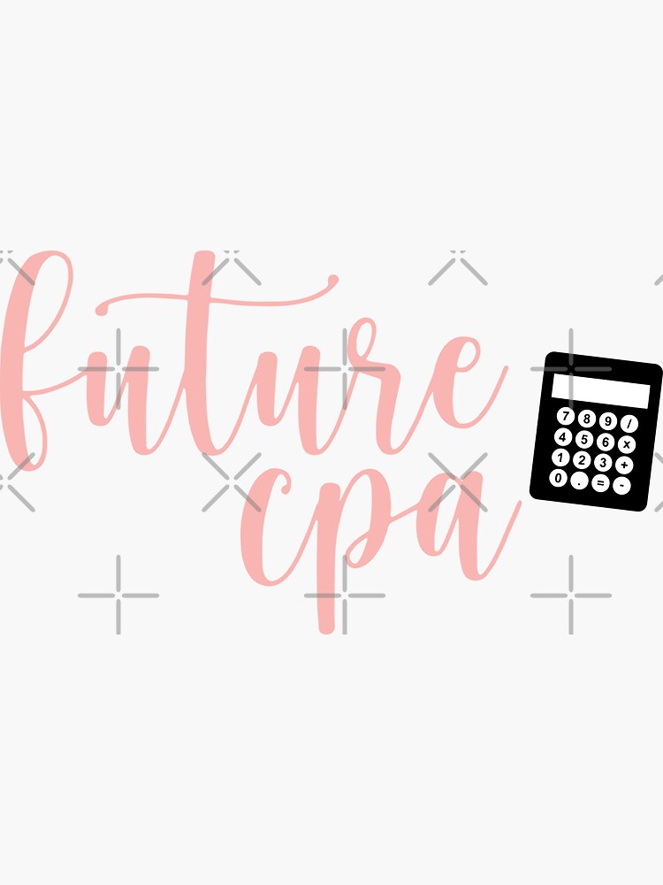 "Future cpa" Sticker for Sale by kd001614 | Redbubble
