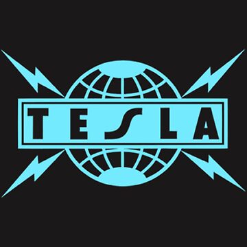 "Tesla Simple Tesla Logo" Sticker for Sale by Patentprints92 | Redbubble