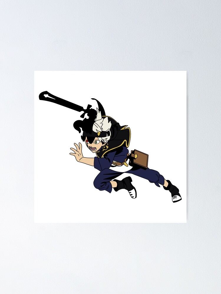 "Black Clover Asta Demon Form Half" Poster for Sale by oneskyoneland ...