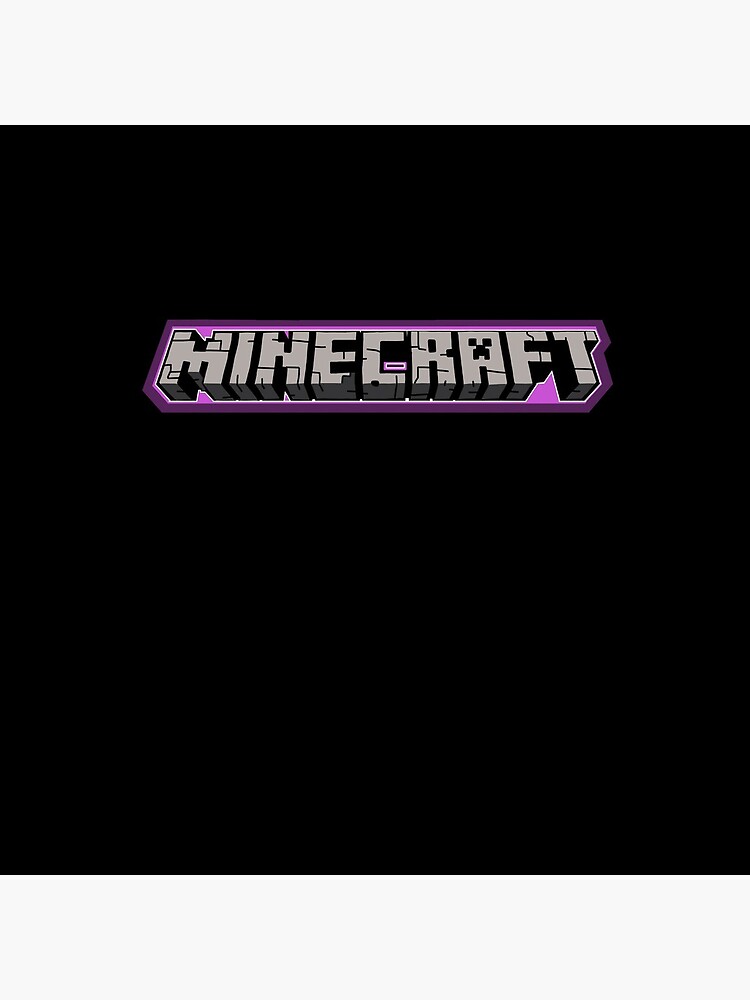 "Minecraft logo sticker " Art Print by JOLLY-RANCHER | Redbubble