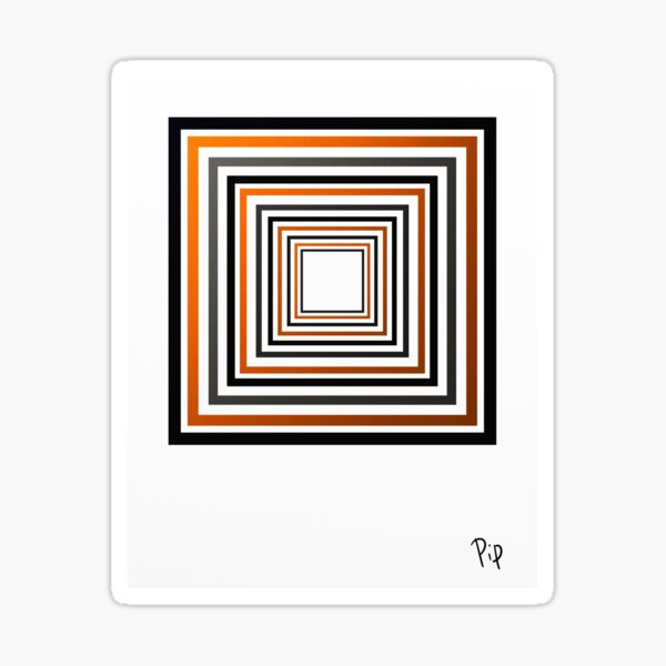 "Depth Abstract Magic Eye" Sticker for Sale by Printpix | Redbubble