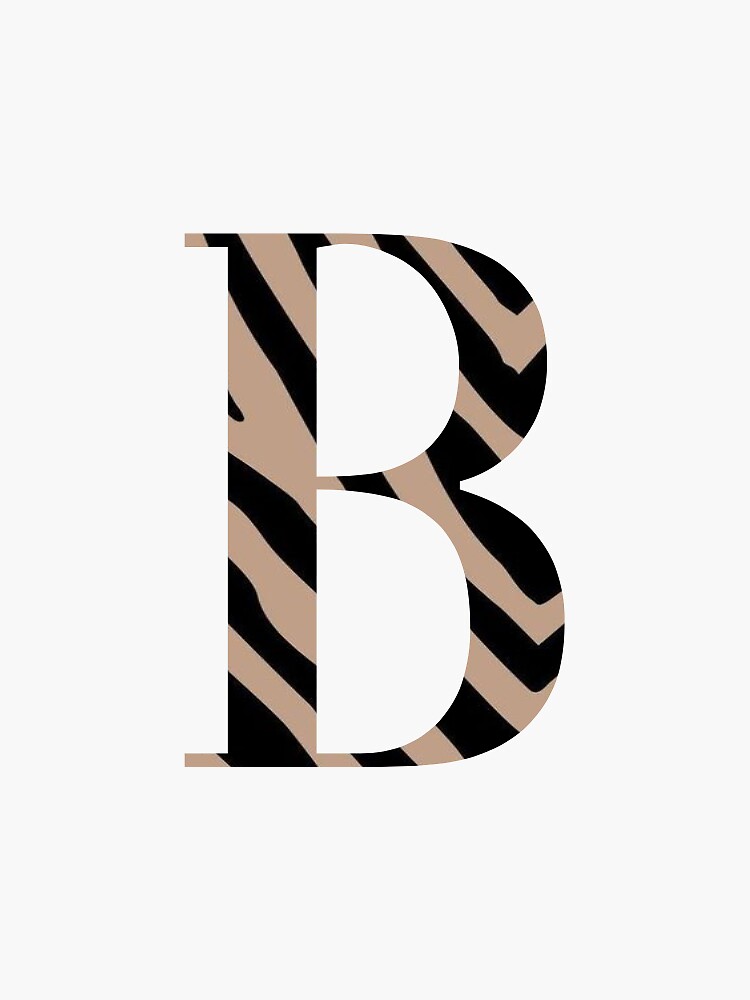 "Zebra B" Sticker by Megan-Kendall | Redbubble