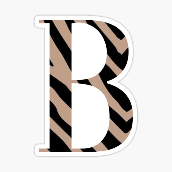"Zebra B" Sticker for Sale by Megan-Kendall | Redbubble