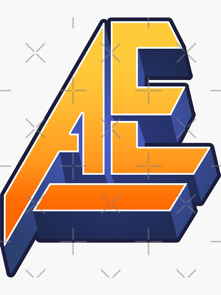 "Aaron Esser Logo" Sticker for Sale by buzzerrecap | Redbubble