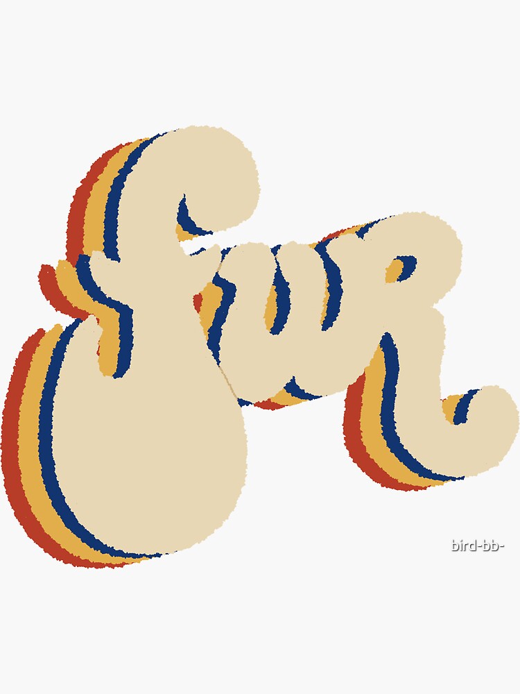 "Furbabyfur logo " Sticker for Sale by bird-bb- | Redbubble