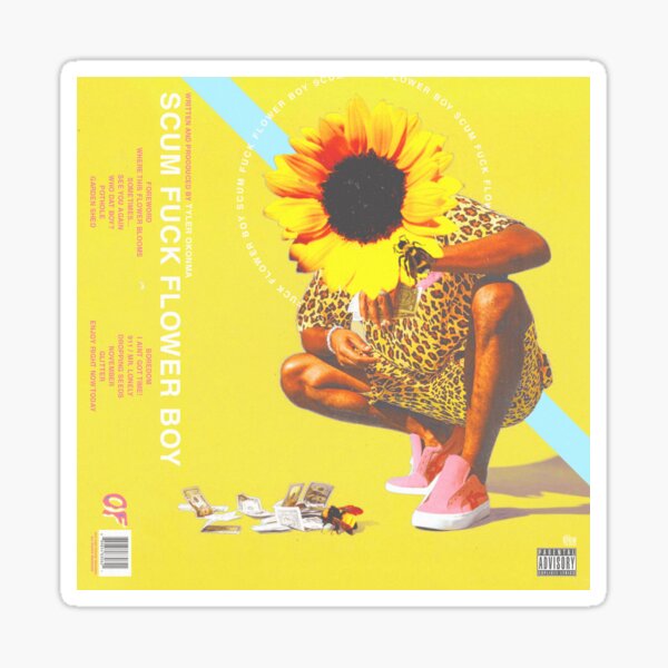 "Tyler the Creator Flower Boy" Sticker for Sale by VampireMan | Redbubble