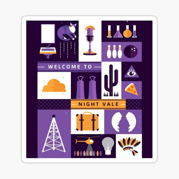 Night Vale Stickers | Redbubble
