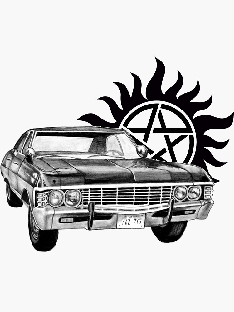 "Supernatural" Sticker for Sale by CodySweet | Redbubble