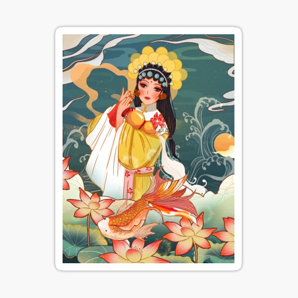 "Chinese Opera" Sticker for Sale by dream1983 | Redbubble
